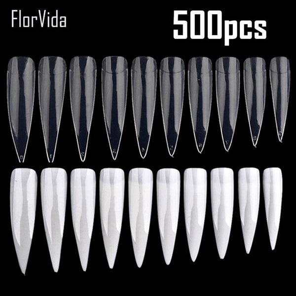500 pcs Half Fake Nail Tips – FancyGad