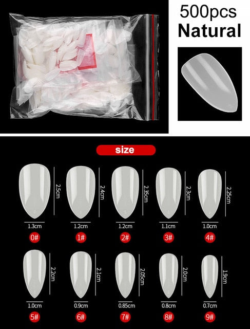 500 pcs Half Fake Nail Tips – FancyGad